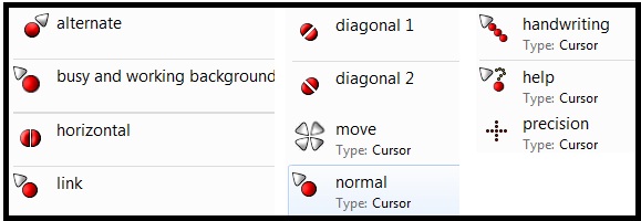 Red Dot Cursors Set by shofianss on DeviantArt