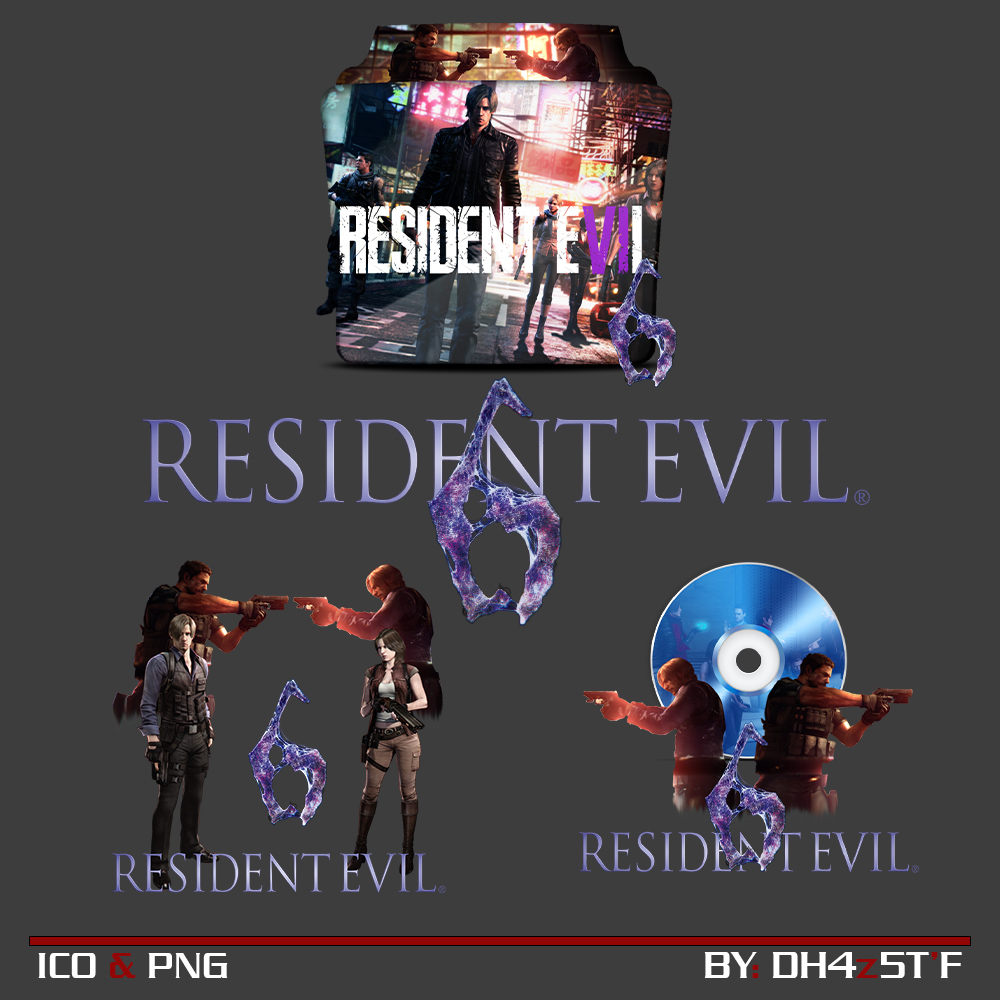 Resident Evil 6 Folder Icon by DH4z5T on DeviantArt