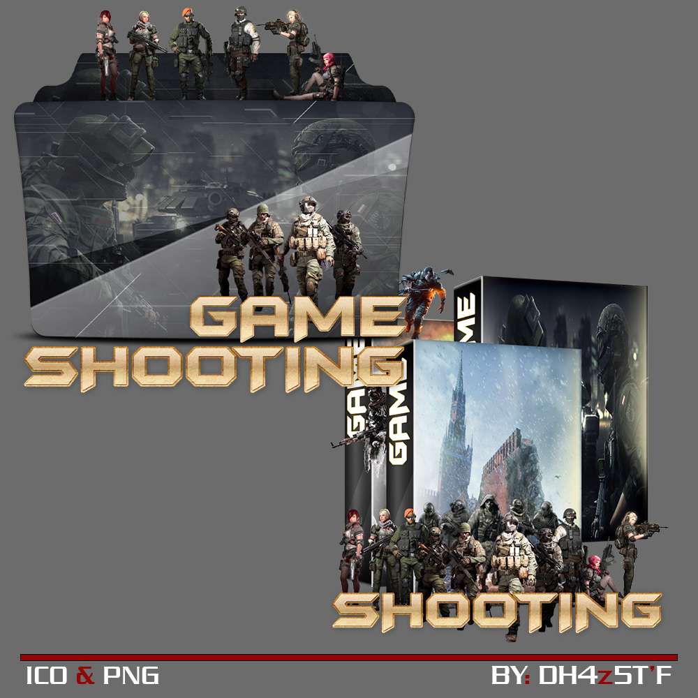 Shooting Game Folder Icon by DH4z5T on DeviantArt