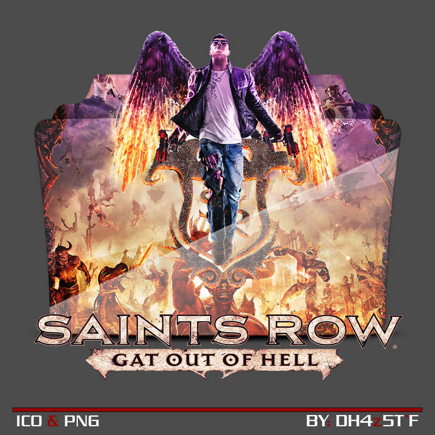 SR Saints Row GOoH v2 Folder Icon by DH4z5T on DeviantArt