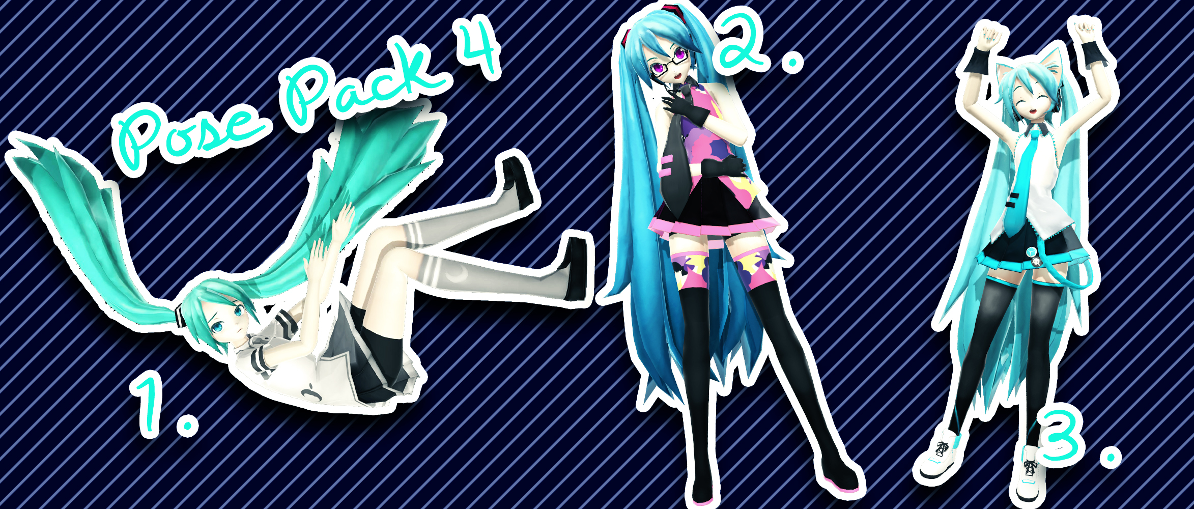 Pose Pack 4 [DL] by Meeji on DeviantArt