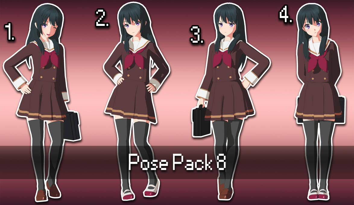 Pose Pack 8 [DOWNLOAD] by Meeji on DeviantArt