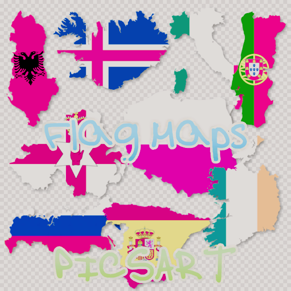 PNGS | PicsArt | Flag Maps by Yourprincessofstory on DeviantArt