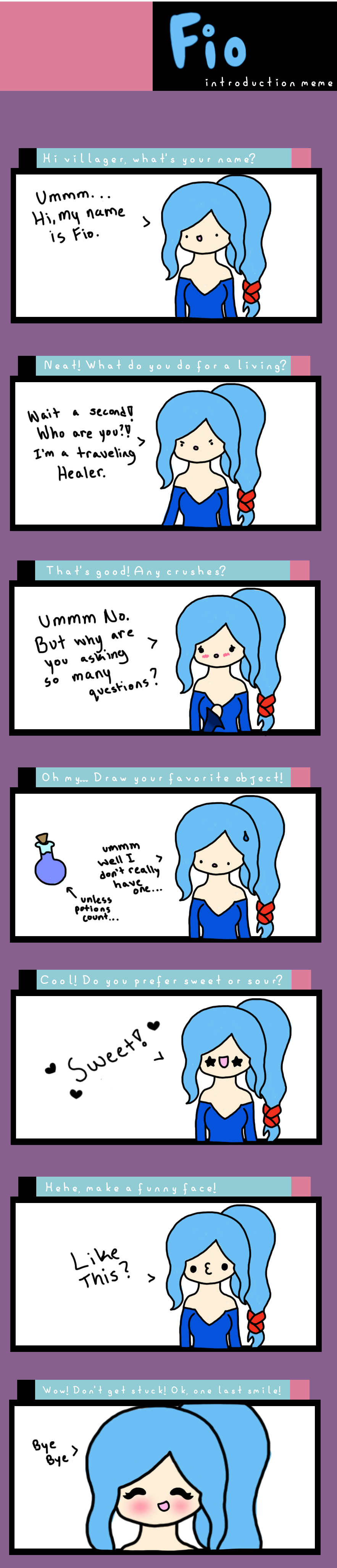 Fio Introduction Meme by LunaTheLizard on DeviantArt