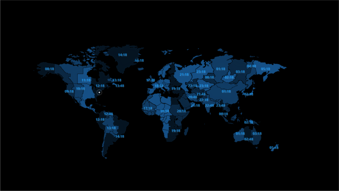 World Map Clock 0.2 by PrinceTheZeroth on DeviantArt