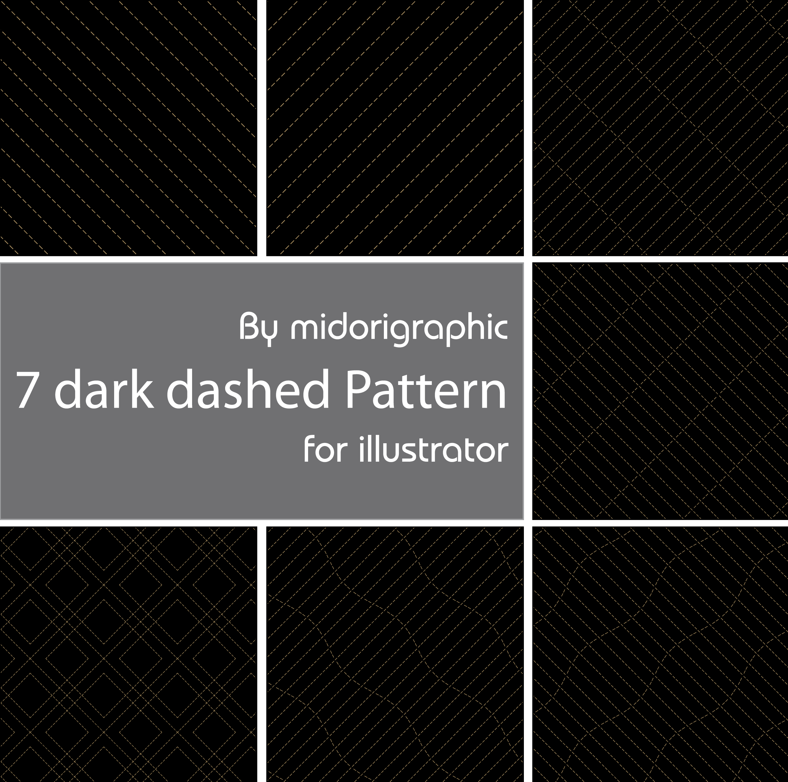 7 dark dashed line pattern by midorigraphic on DeviantArt