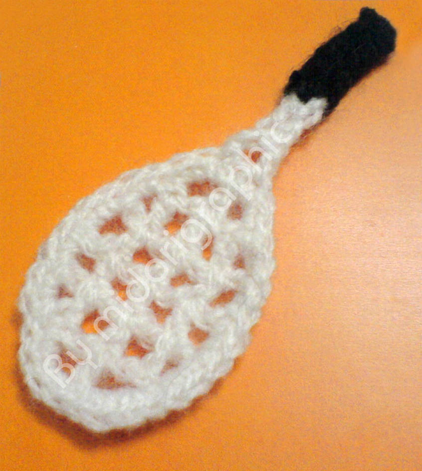 crocheted tennis racket by midorigraphic on DeviantArt