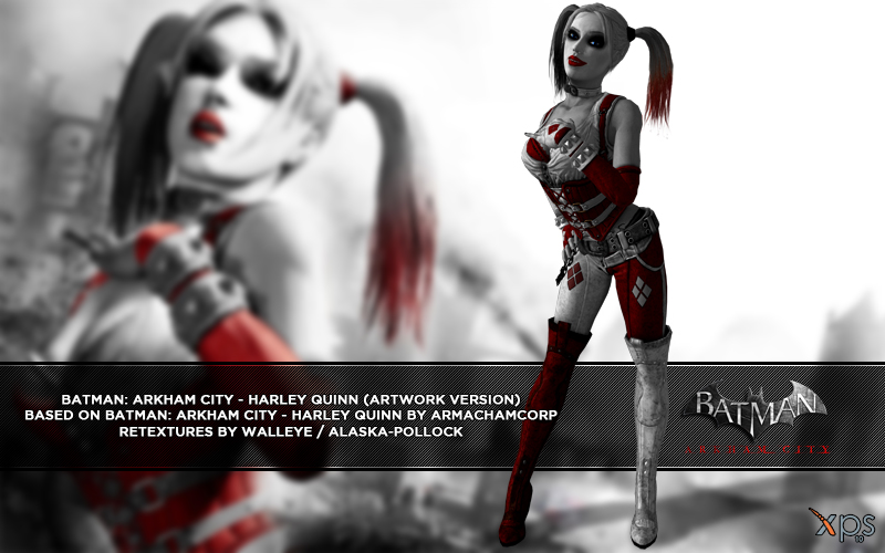 Arkham City Harley Quinn - Artwork Version by Alaska-Pollock on DeviantArt
