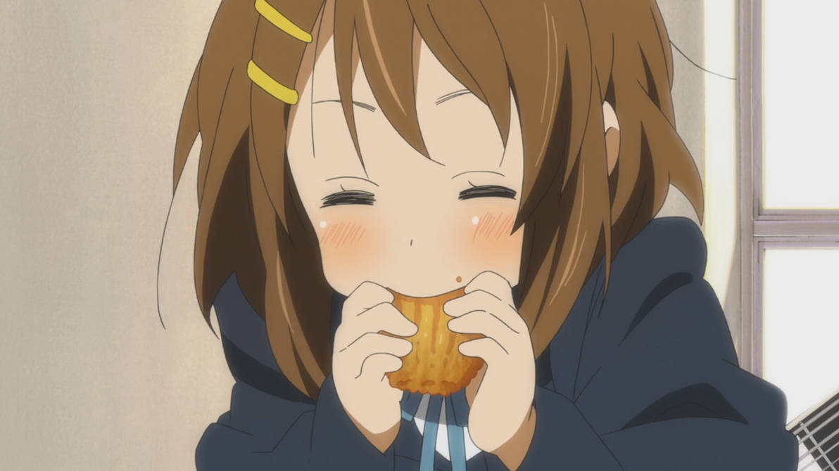 K On Yui Eating A Cookie Animation By Kyoflameashhylden On Deviantart