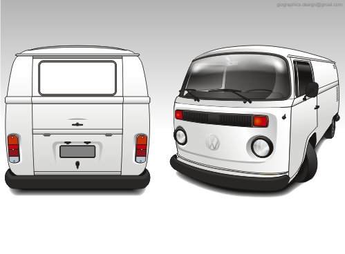 kombi bau vector by giographics on DeviantArt