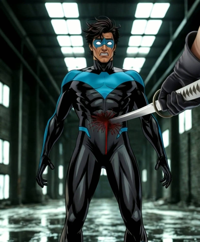 Nightwing vs Sword by ComicWhumpLove on DeviantArt