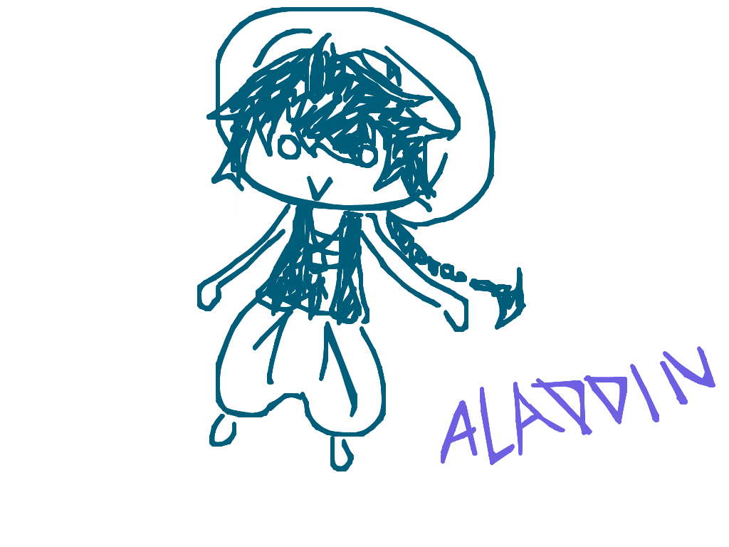 Aladdin - Chibi scribble by sophia32 on DeviantArt
