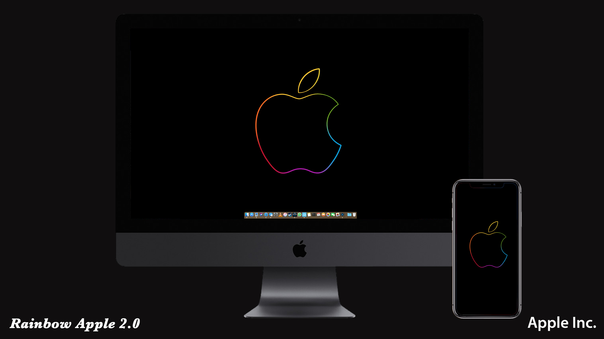 Rainbow Apple 2.0 by Jonas-Fabry on DeviantArt