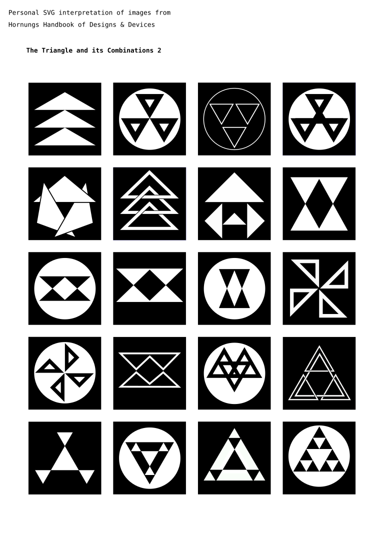 Triangle and its Combinations 2 by 12edge on DeviantArt