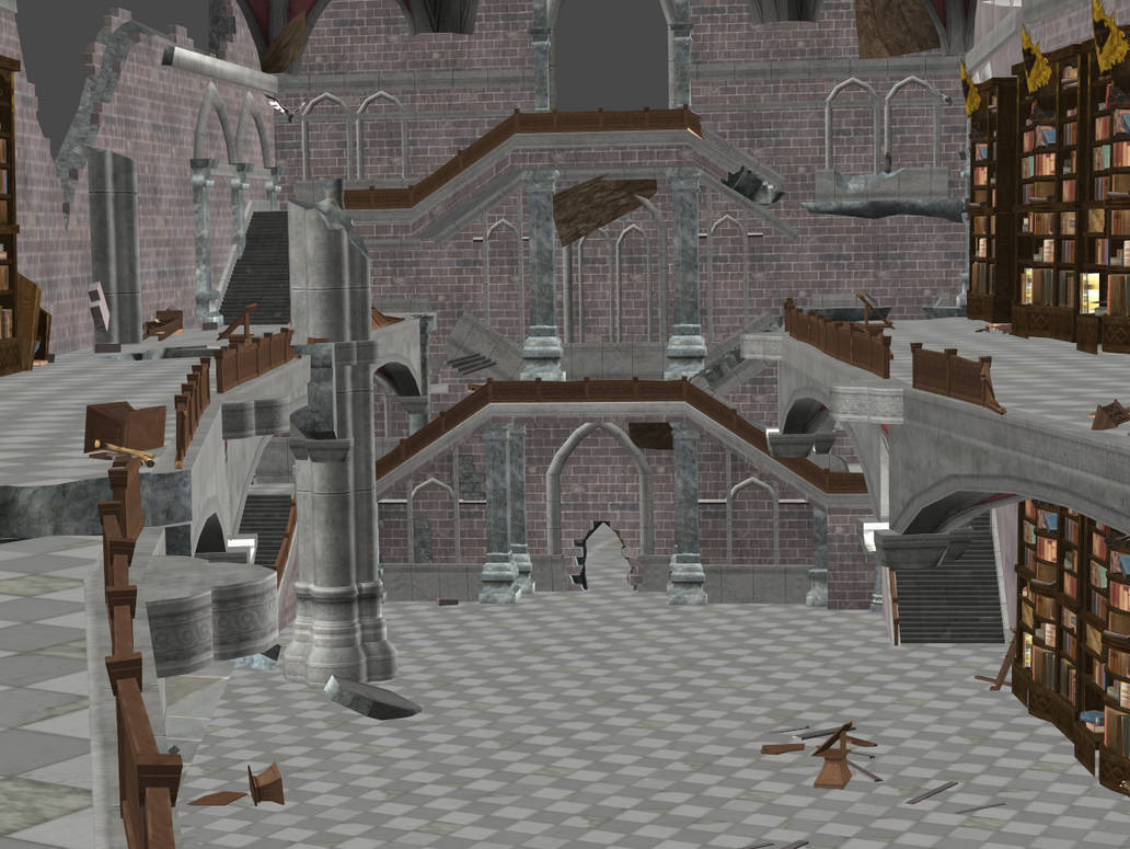 Castle's Library - Breath of the Wild by Hakirya on DeviantArt