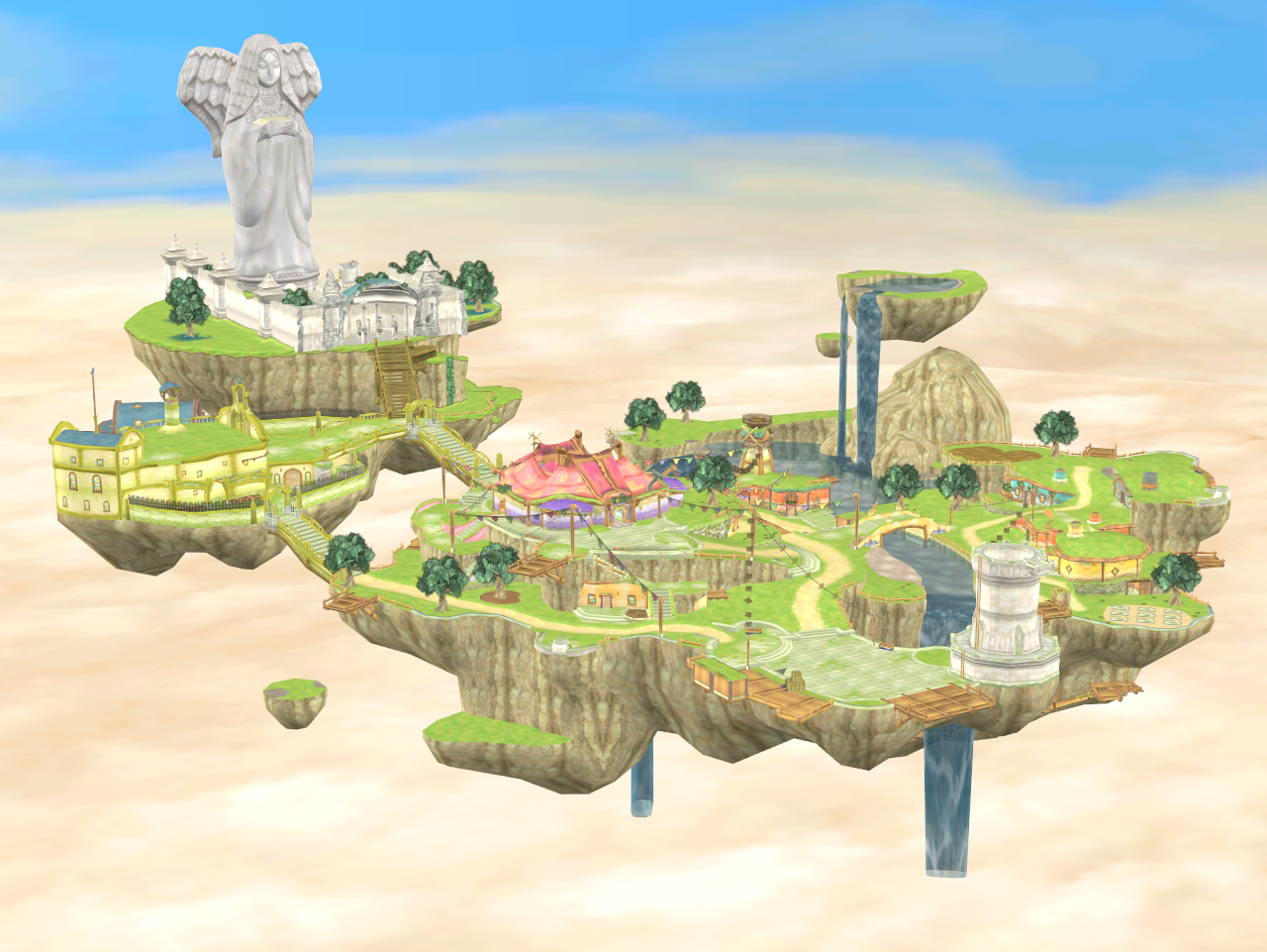 Skyloft - Super Smash Bros Project M by Hakirya on DeviantArt