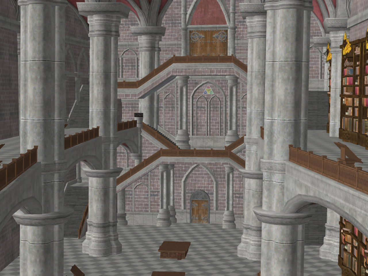 Castle's Library (Past) - Breath of the Wild by Hakirya on DeviantArt