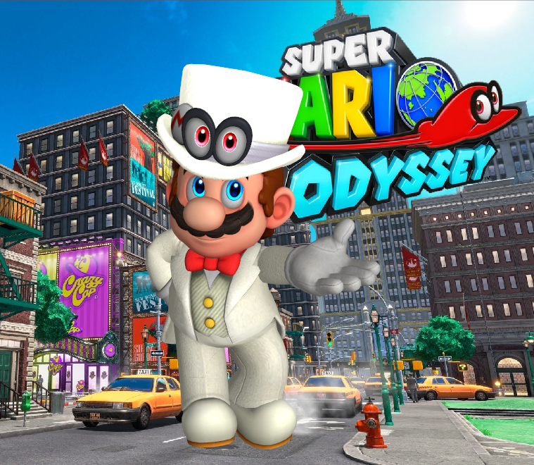 Mario (Tuxedo) + Cappy Eyes - Super Mario Odyssey by Hakirya on DeviantArt