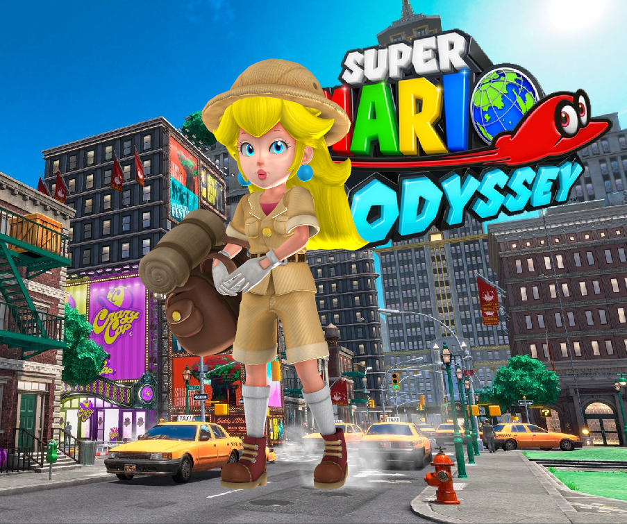 Peach Explorer Super Mario Odyssey By Hakirya On Deviantart