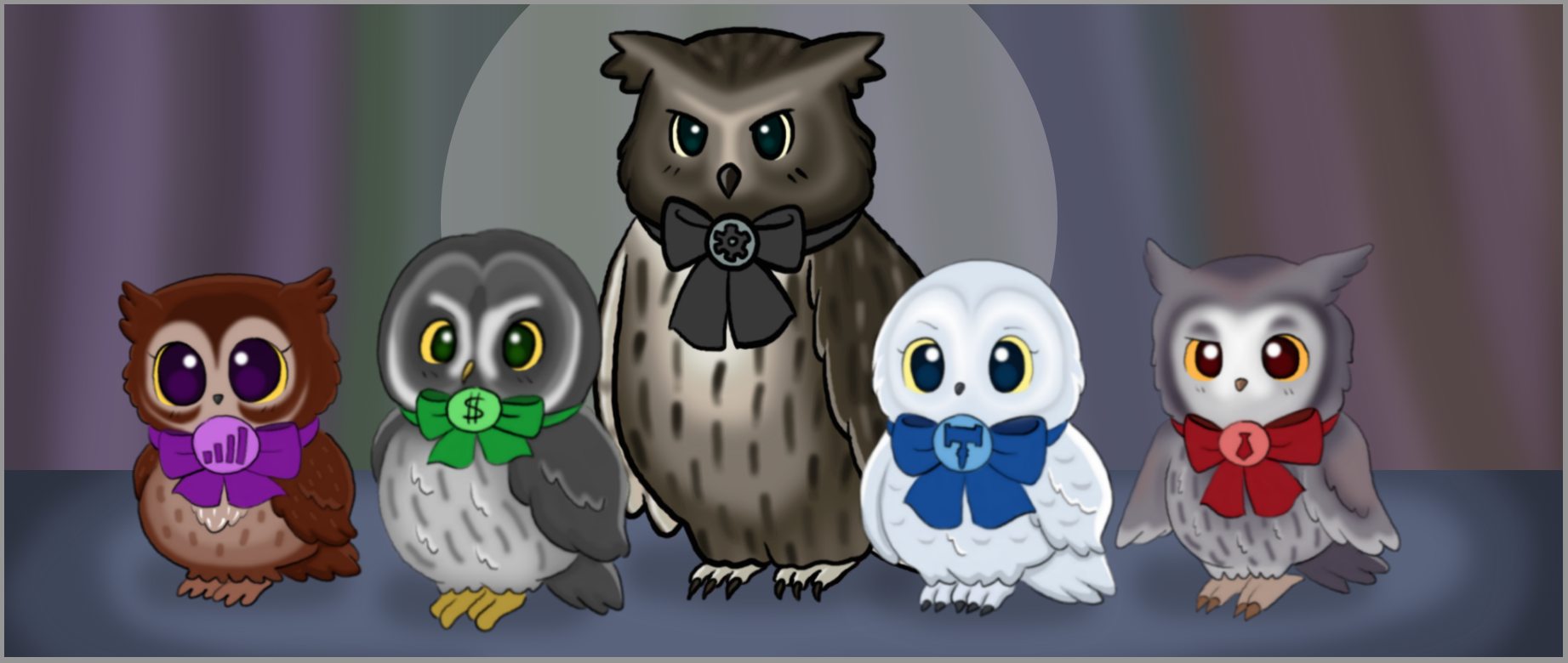 The Main Bosses' Owls of All Cog Nation by dannichangirl on DeviantArt