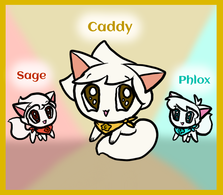 Caddy plus Sage and Phlox by dannichangirl on DeviantArt