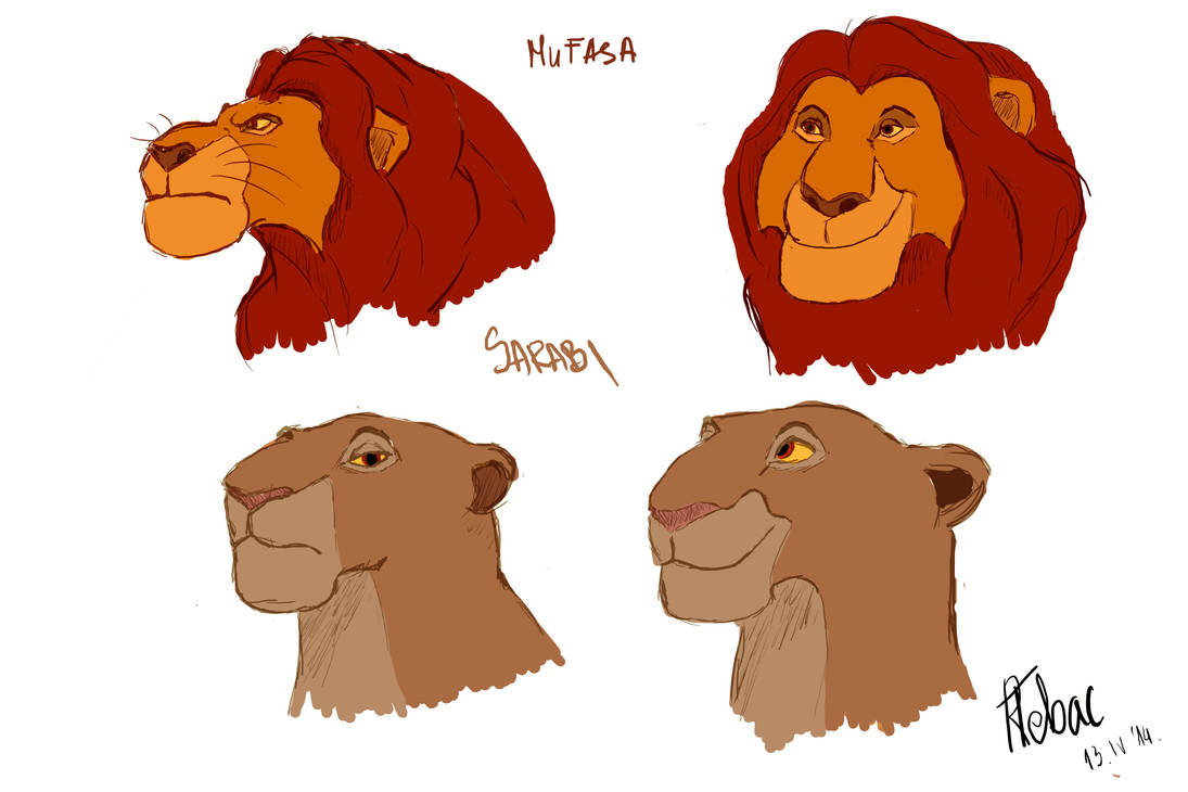 Sarabi And Mufasa By Teixoni On Deviantart