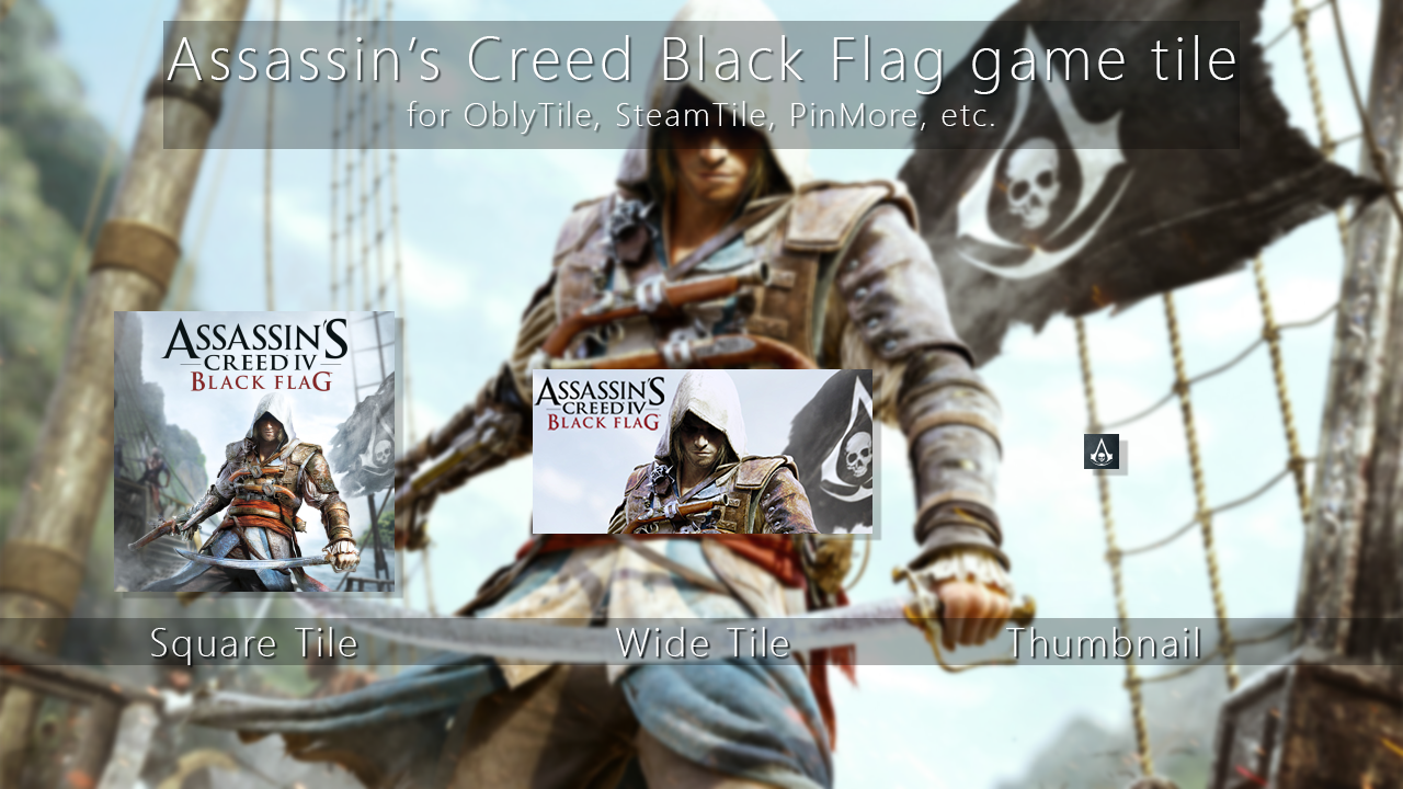 Assassin's Creed IV Black Flag Tile Icon by ENIGMAXG2 on DeviantArt