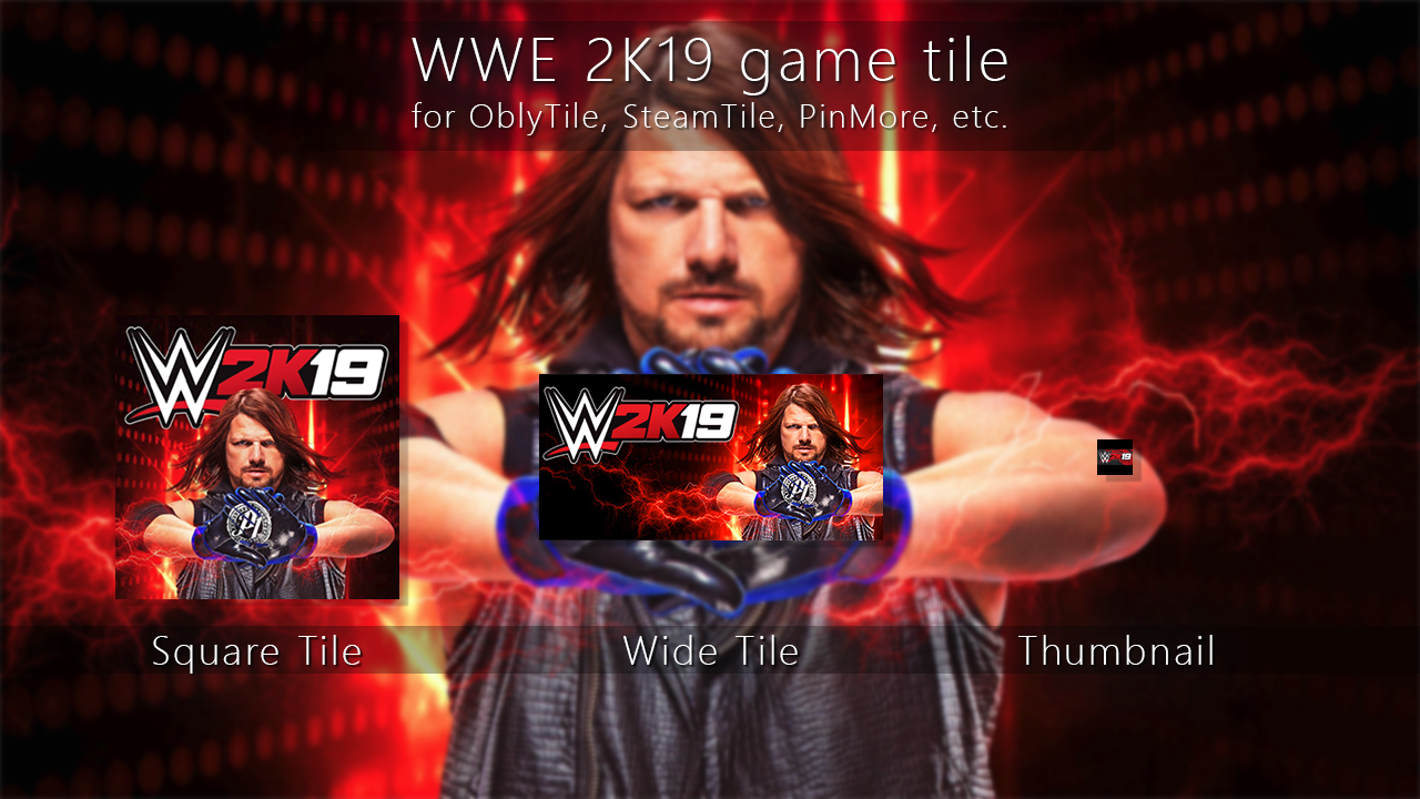 WWE 2K19 Tile Icon by ENIGMAXG2 on DeviantArt
