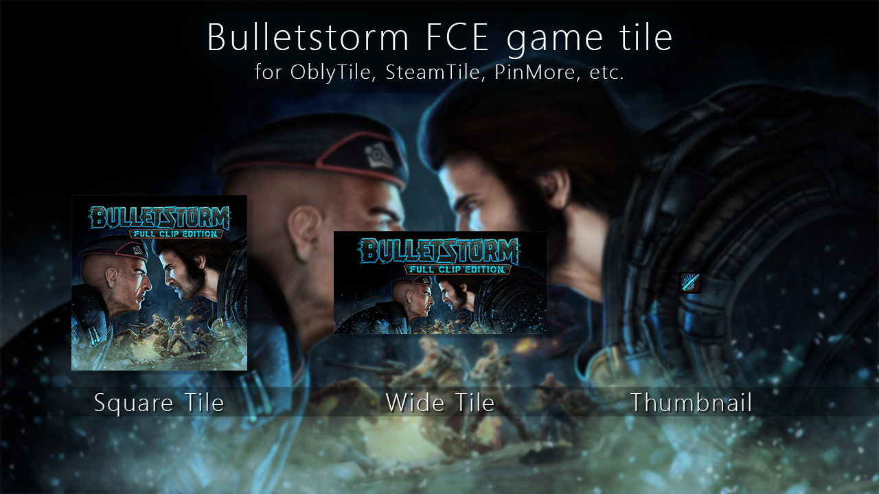 Bulletstorm Full Clip Edition Tile Icon by ENIGMAXG2 on DeviantArt