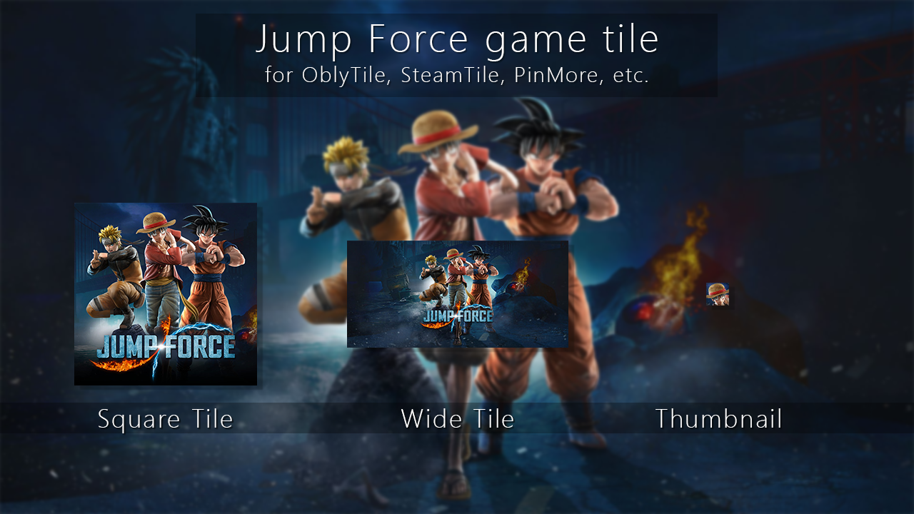 Jump Force Tile Icon by ENIGMAXG2 on DeviantArt