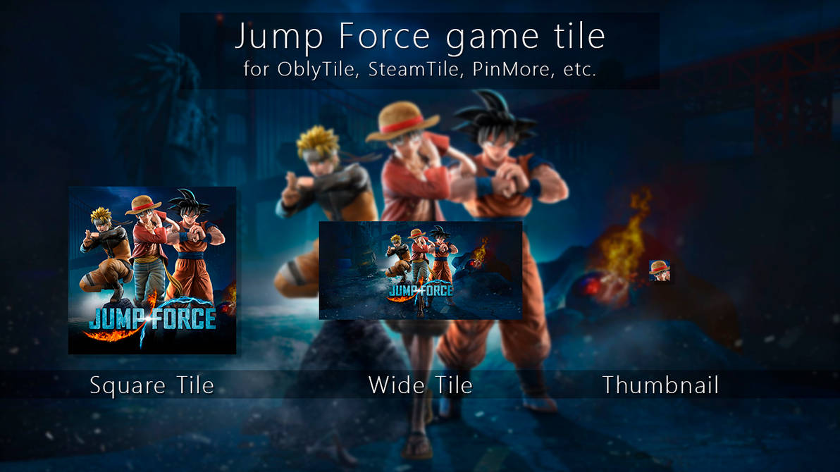 Jump Force Tile Icon by ENIGMAXG2 on DeviantArt