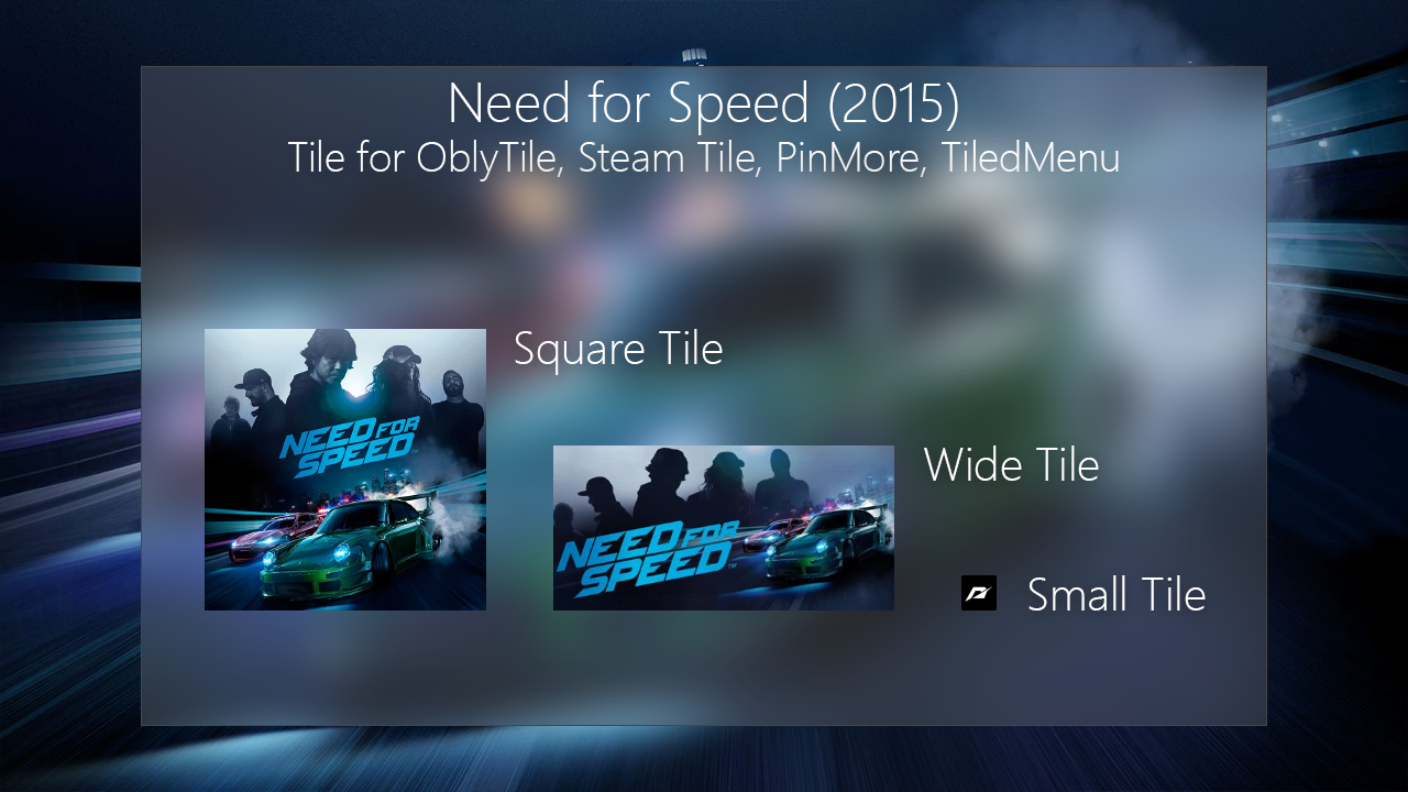 Need for Speed (2015) Tile Icon by ENIGMAXG2 on DeviantArt