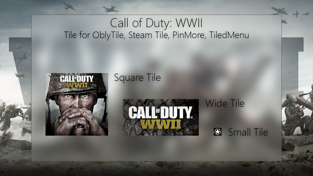 Call of Duty: WWII Tile Icon by ENIGMAXG2 on DeviantArt