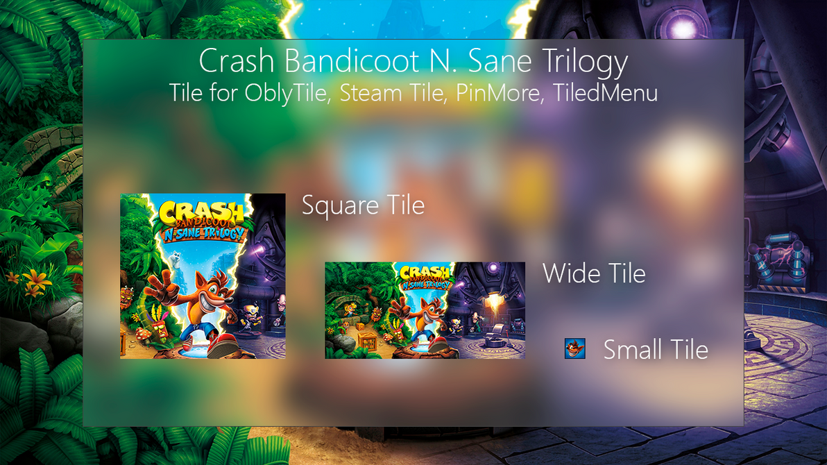 Crash Bandicoot N. Sane Trilogy Tile Icon by ENIGMAXG2 on DeviantArt