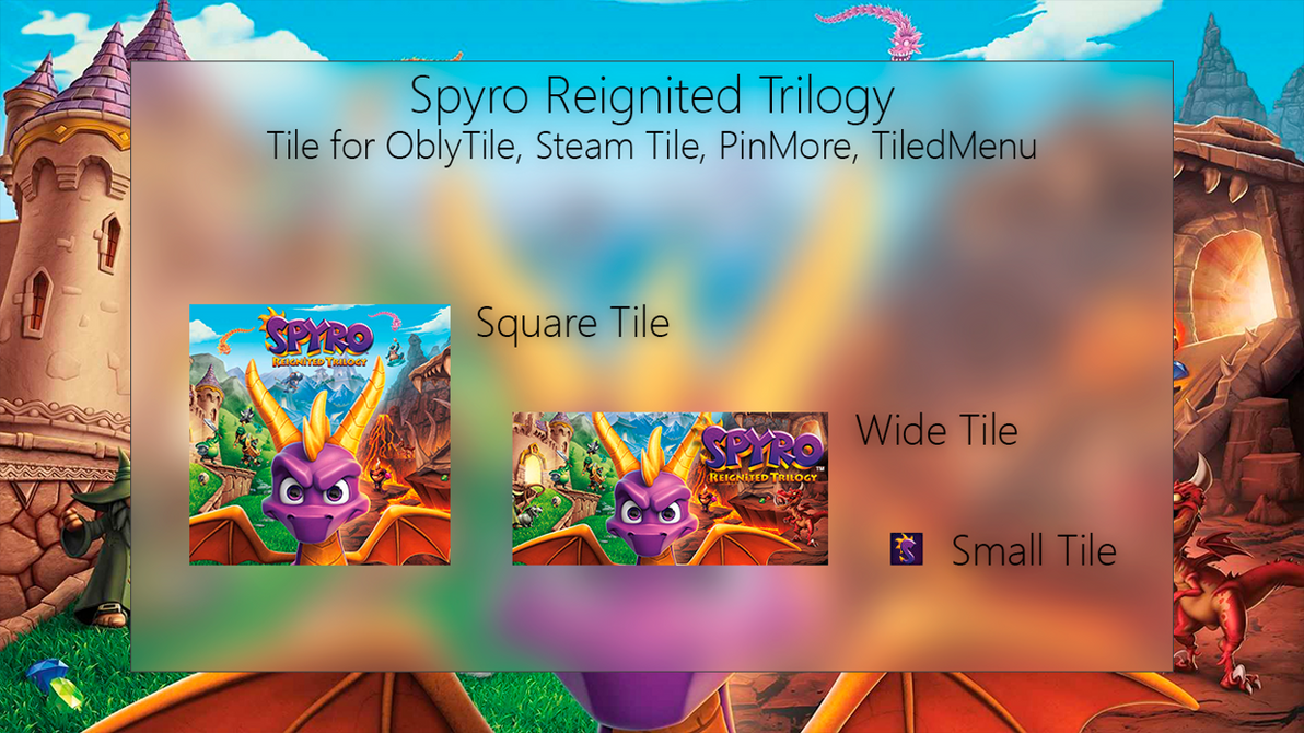 Spyro Reignited Trilogy Tile Icon by ENIGMAXG2 on DeviantArt