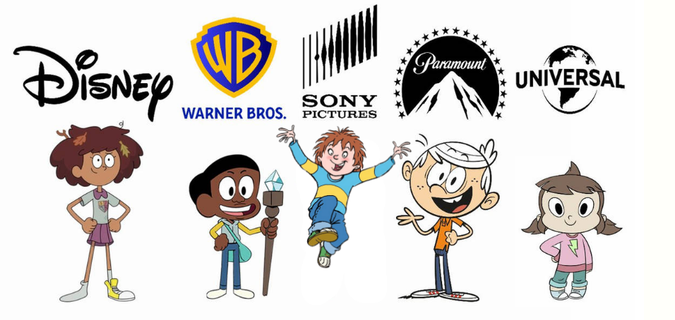 New Five Major Studios With Television Characters by JonAnh7811 on ...