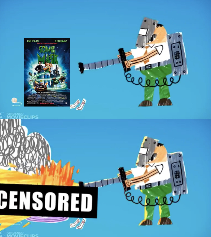 Mr. Krupp Burns Son of the Mask by JonAnh7811 on DeviantArt