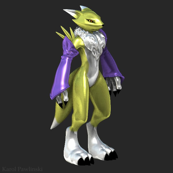Renamon WIP Turntable by KP-ShadowSquirrel on DeviantArt