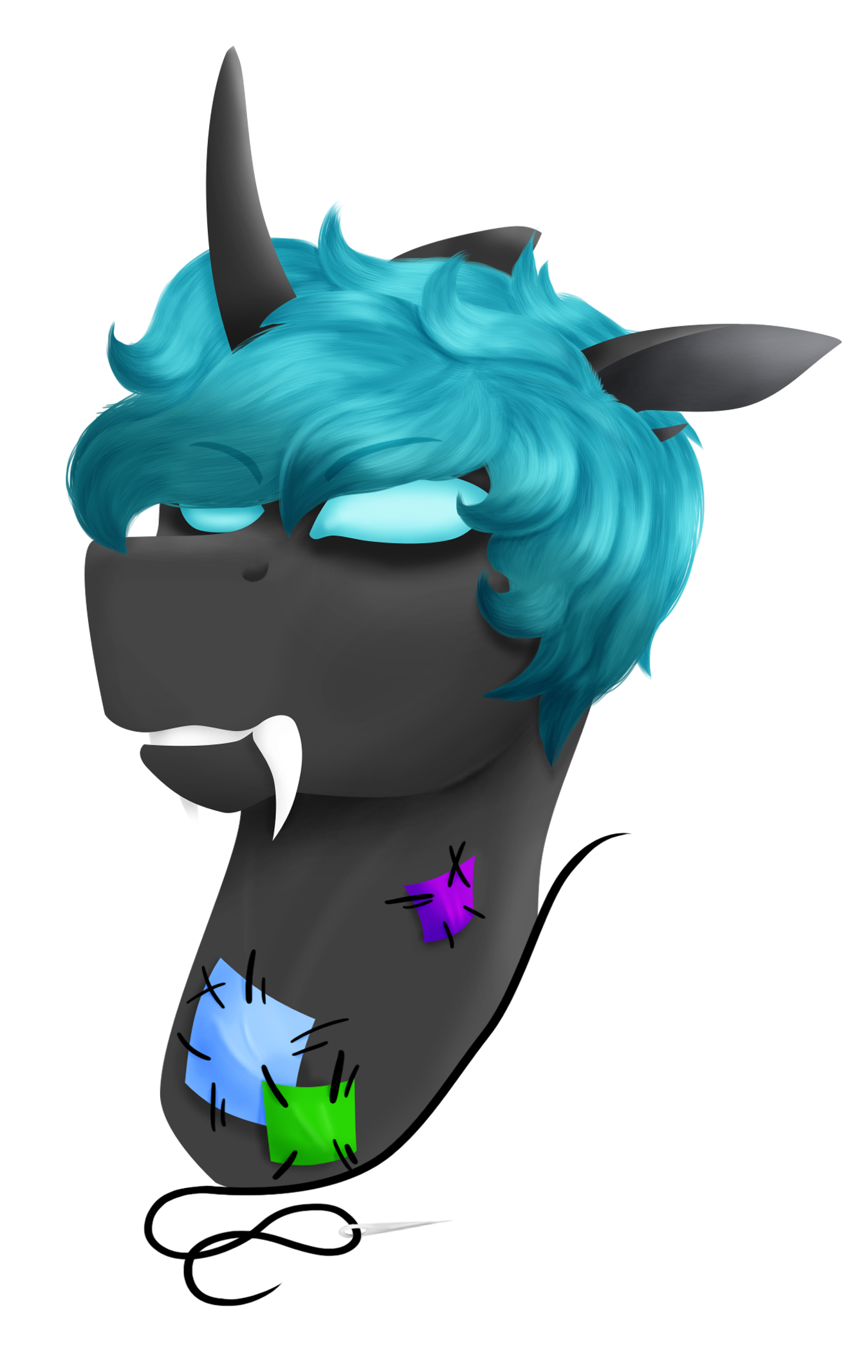 Commission - Jin Headshot by FlashBrush on DeviantArt