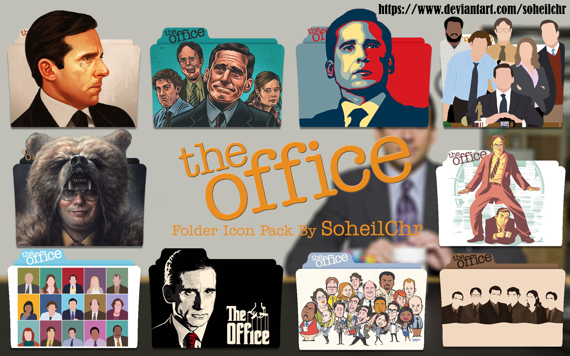 The Office SERIES Folder Icon Pack by soheilchr on DeviantArt