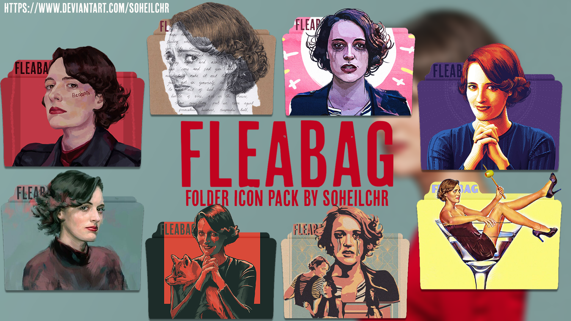 FLEABAG folder icon pack by soheilchr on DeviantArt