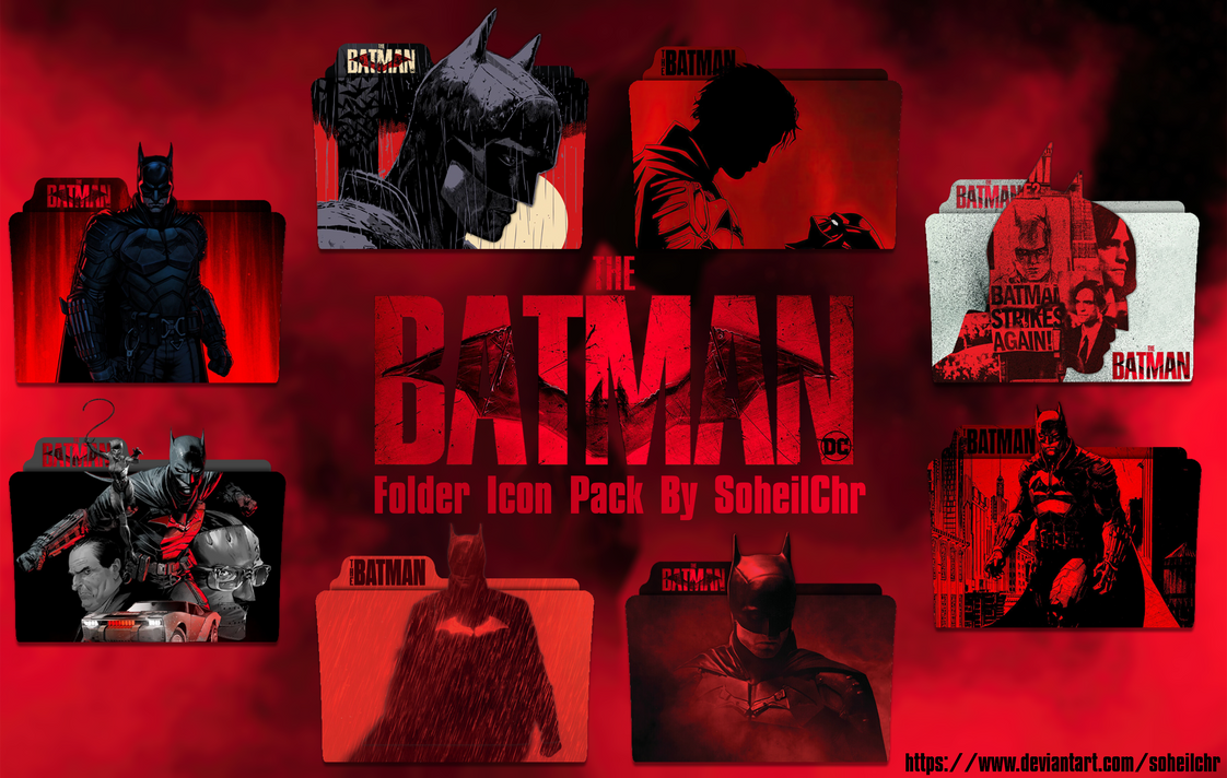The Batman (2022) Folder icon Pack by soheilchr on DeviantArt