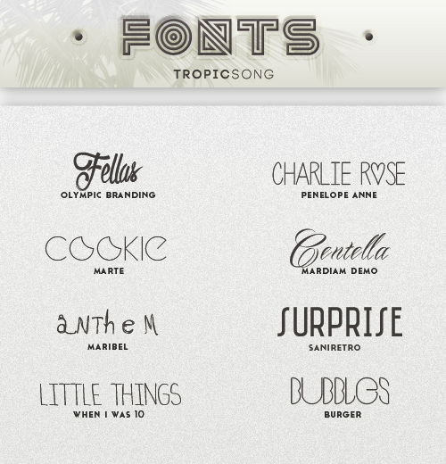 New Fonts [ #2 PACK ] by tropicsong on DeviantArt