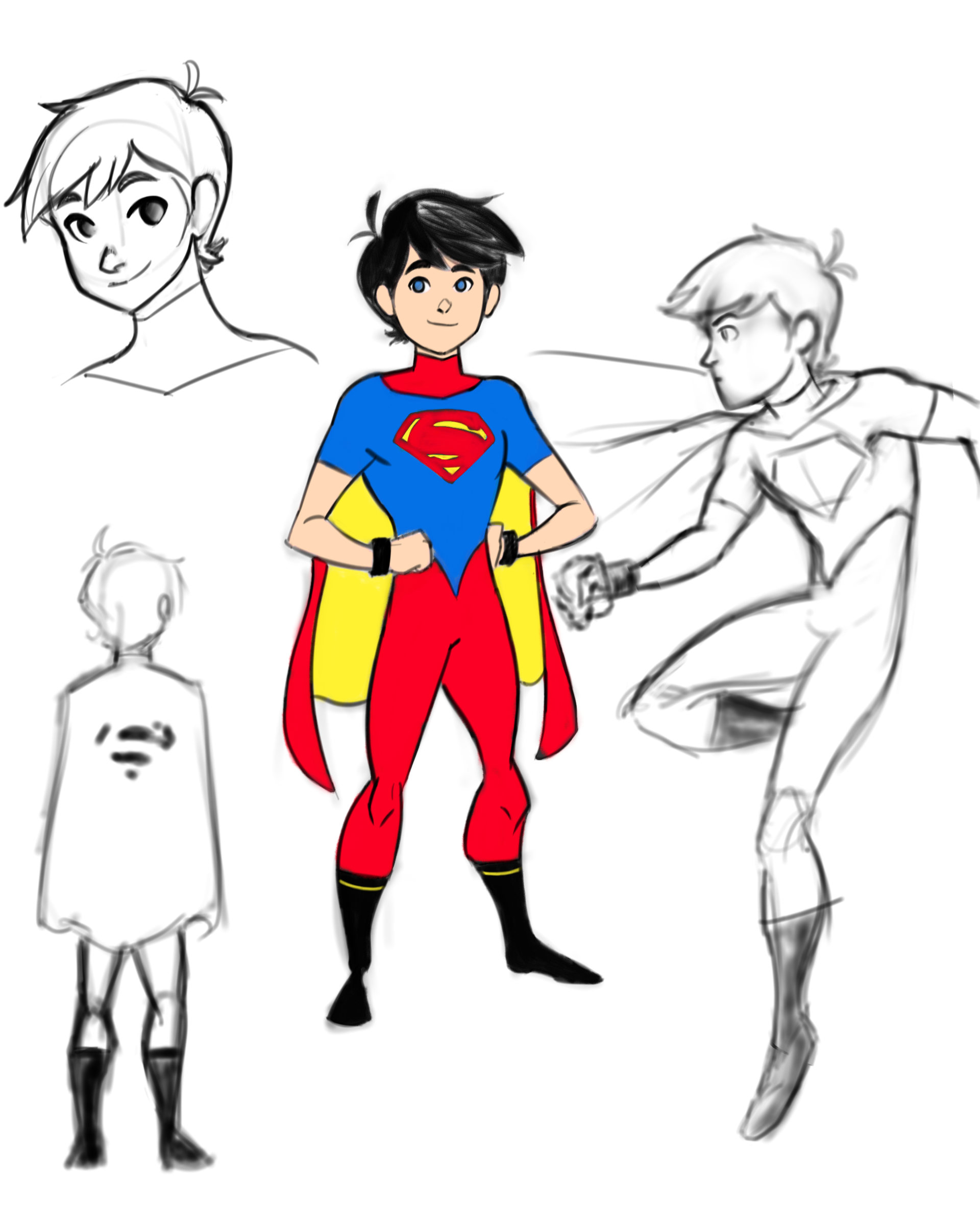 Superboy redesign by Salman64 on DeviantArt
