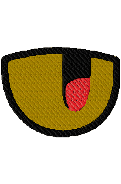 FREE Embroidery File: Litten Eyes by AriadnesThreads on DeviantArt