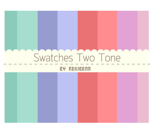 Swatches Two Tone by TheSeekerReki on DeviantArt