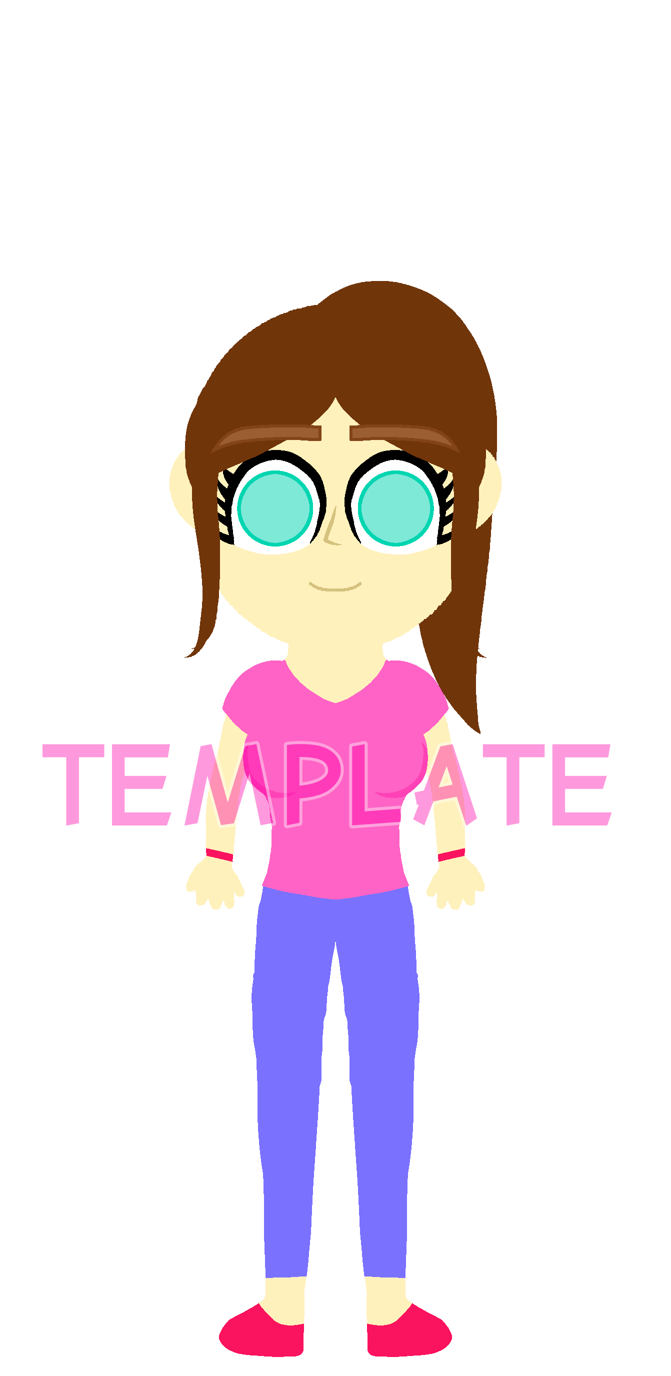 Female character template by DaisySevilleDreams12 on DeviantArt