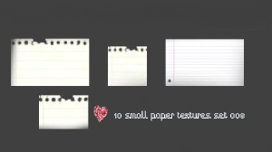 002. TEXTURE PACK - SMALL PAPER TEXTURES by lilyrach on DeviantArt