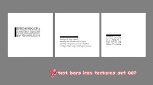 007. TEXTURE PACK - TEXT BARS by lilyrach on DeviantArt