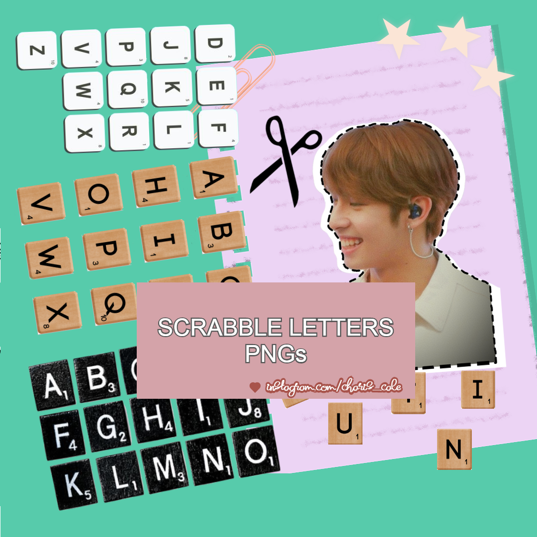 Scrabble Letters PNG pack by lilyrach on DeviantArt